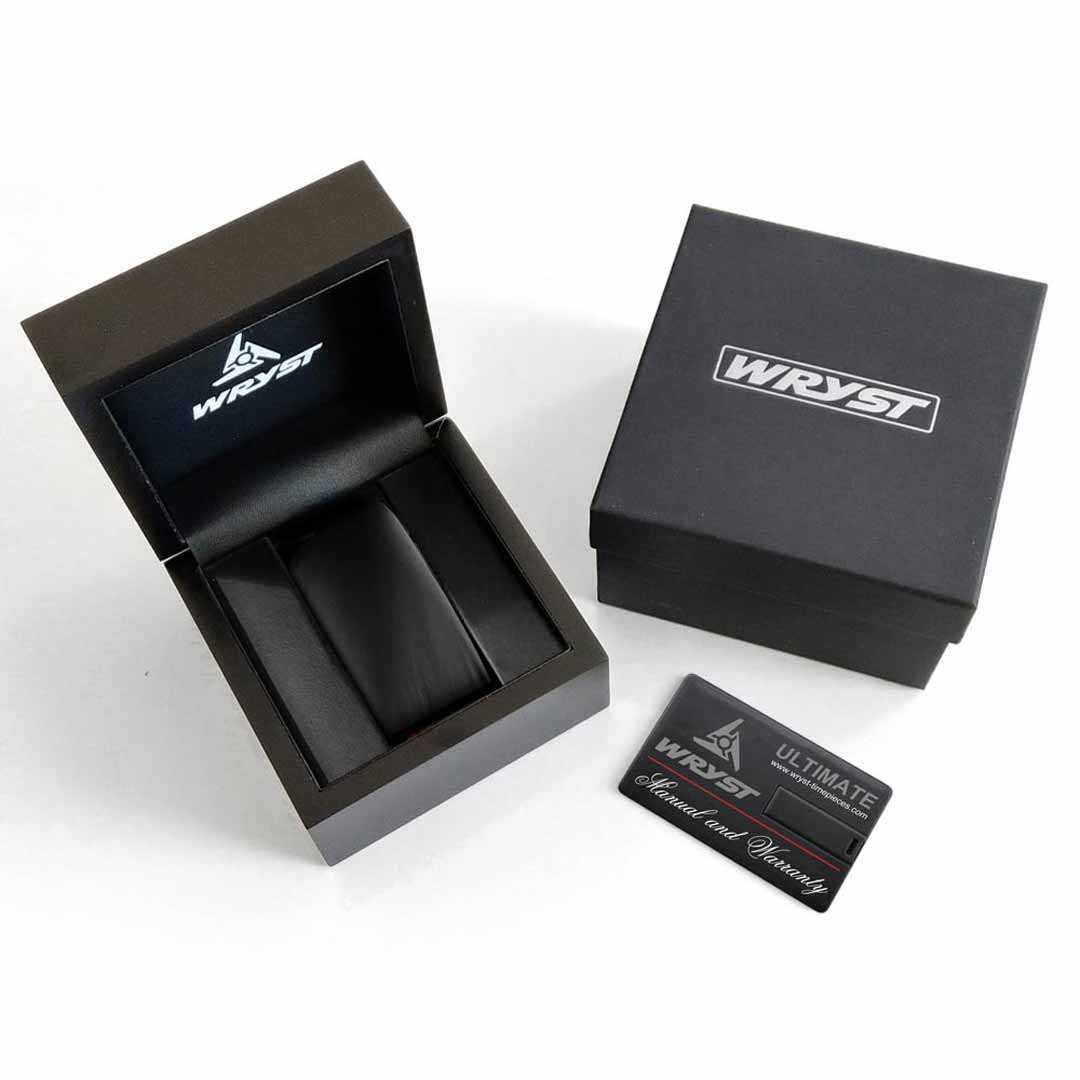 Black Scratch Resistant Watch Wryst ES20 Scratchproof DLC