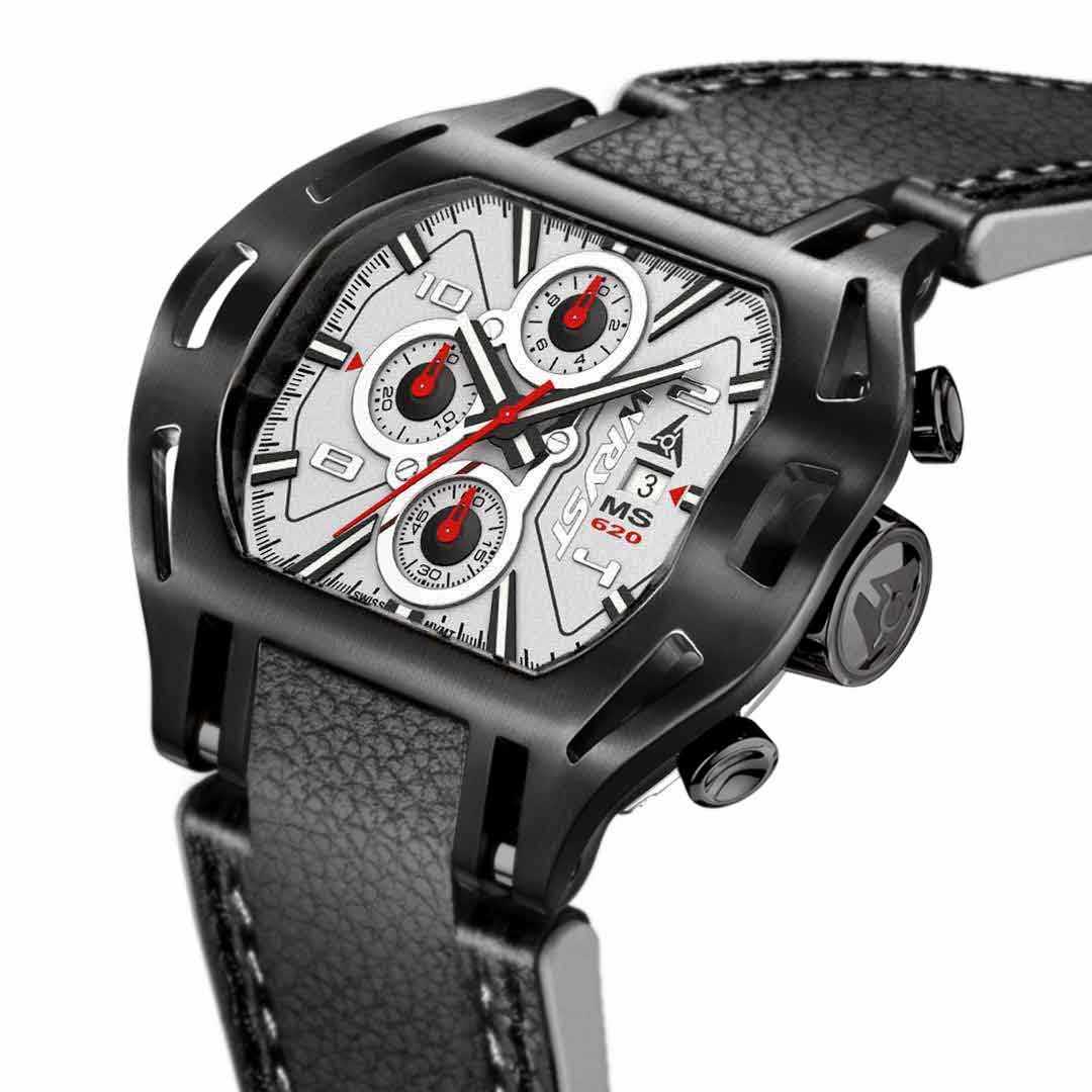 Wryst Motors Black Racing Watch for Motorsports