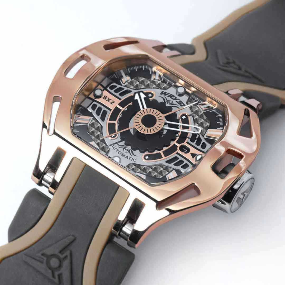 Gold watches for men Wryst Racer SX2 Luxury Mens Gold Watch