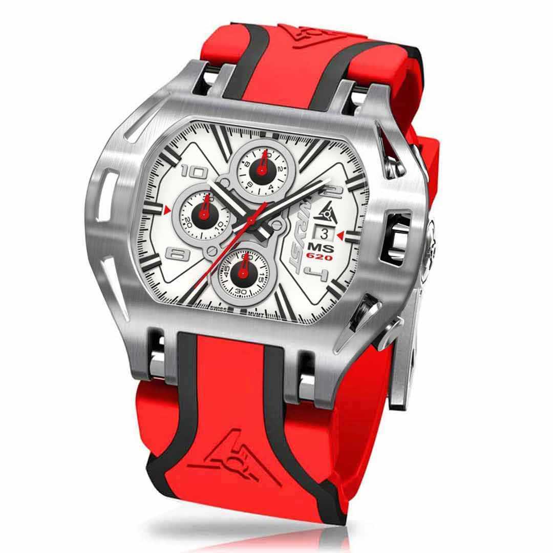 Swiss Racing Wrist Watch MS620, Dare A Red Bracelet