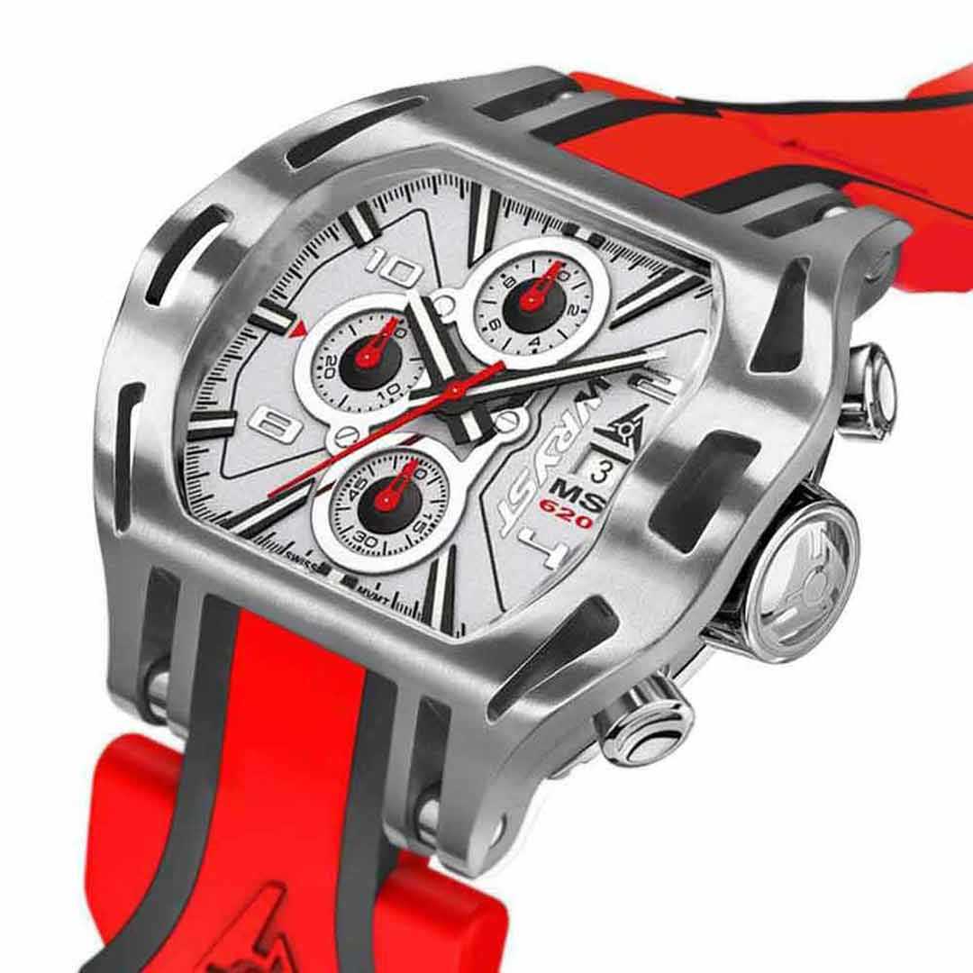 Swiss Racing Wrist Watch MS620, Dare A Red Bracelet