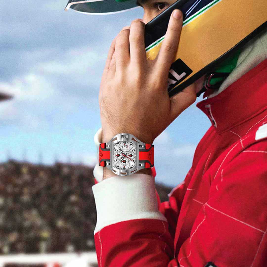 Swiss Racing Wrist Watch MS620, Dare A Red Bracelet